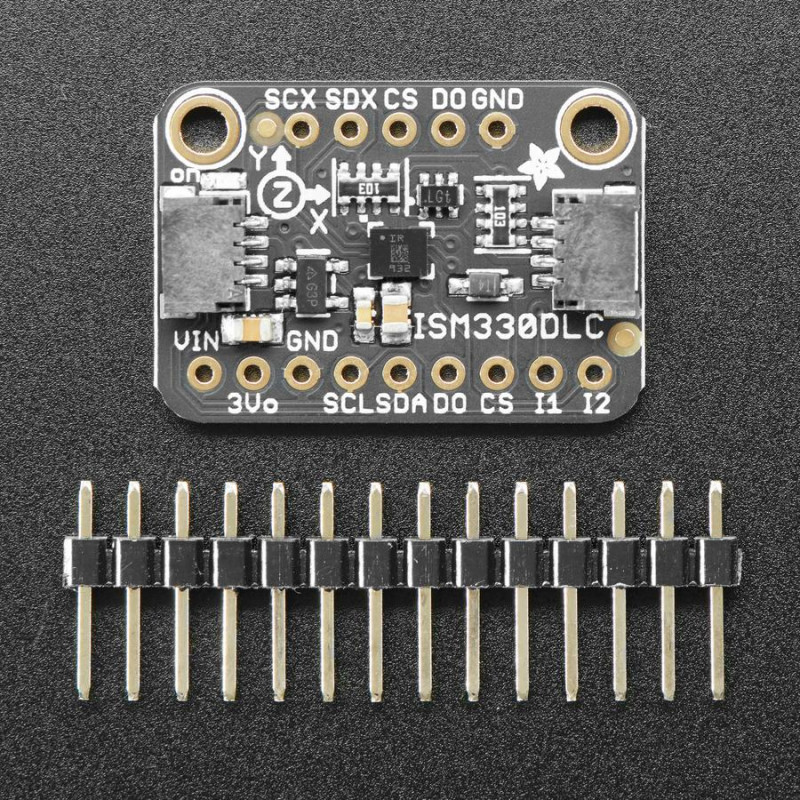 Adafruit ISM330DHCX - 6 DoF IMU - Accelerometer and Gyroscope - STE...