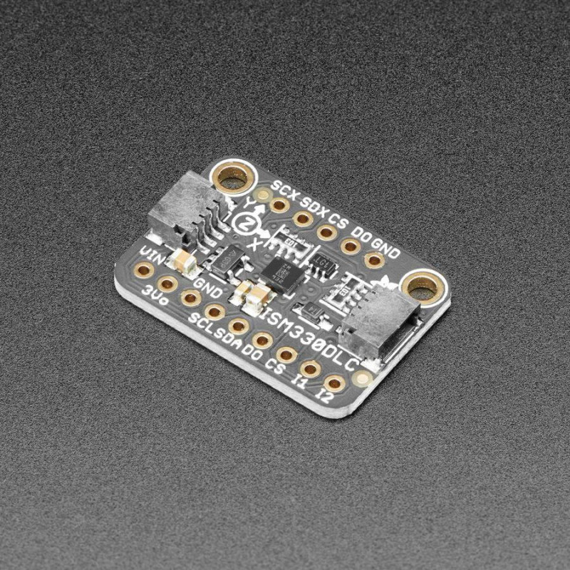 Adafruit ISM330DHCX - 6 DoF IMU - Accelerometer and Gyroscope - STE...