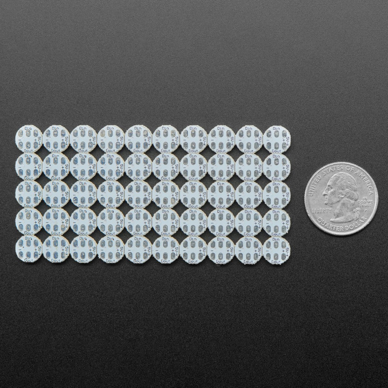 NeoPixel Mini Button PCB - Pack of 50