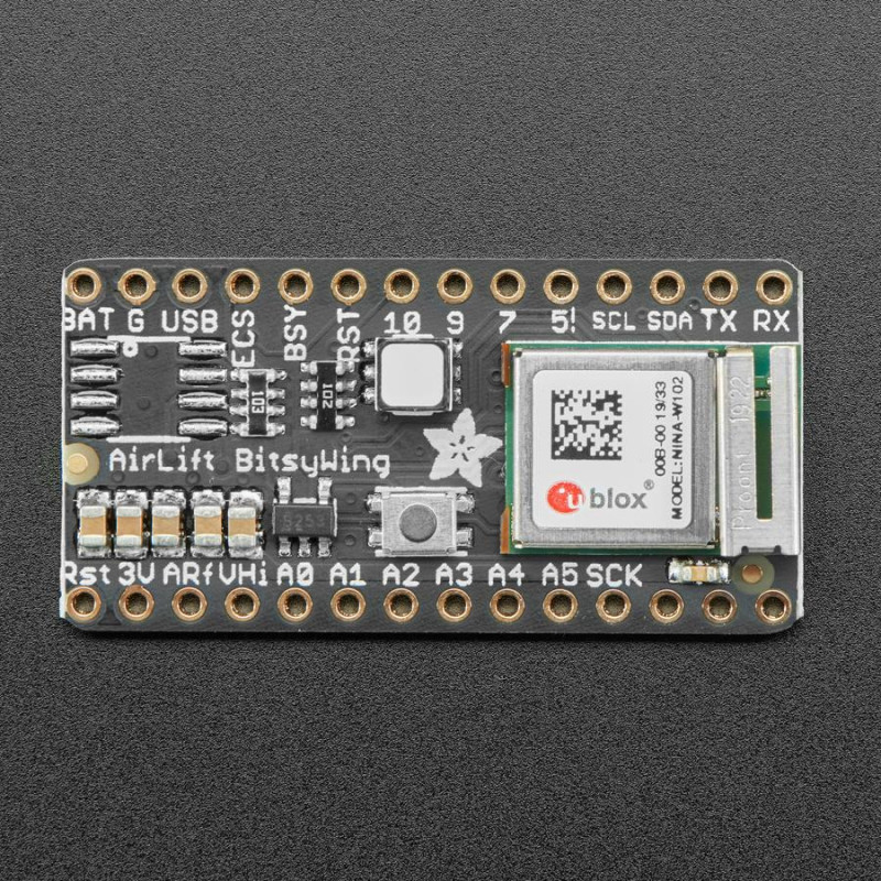 Adafruit Airlift Bitsy Add On Esp32 Wifi Co Processor