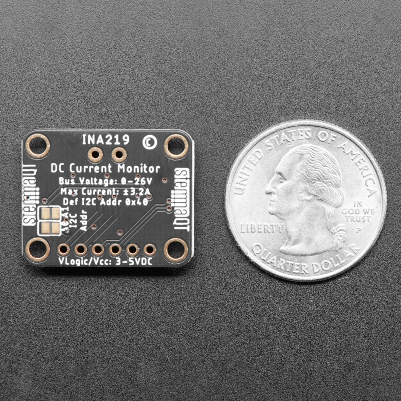 INA219 High Side DC Current Sensor Breakout - 26V ±3.2A Max - STEMM...