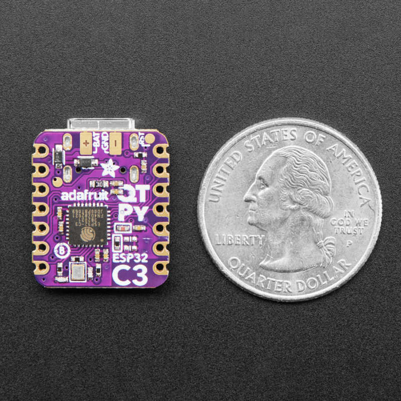 Adafruit QT Py ESP32-C3 WiFi Entwicklungsboard mit QT STEMMA