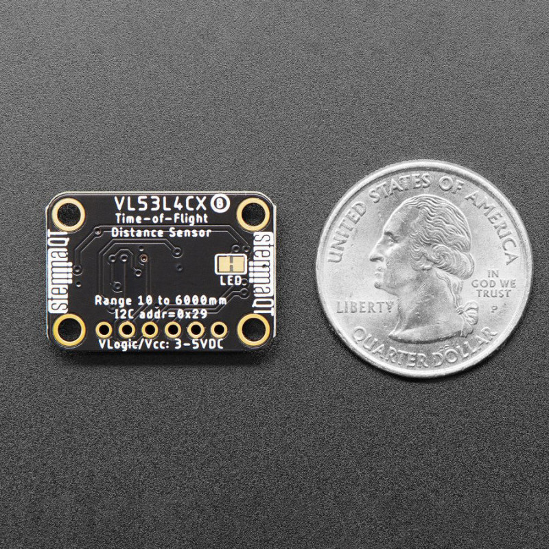 Adafruit VL53L4CX Time of Flight Distance Sensor - ~1 to 6000mm - S...