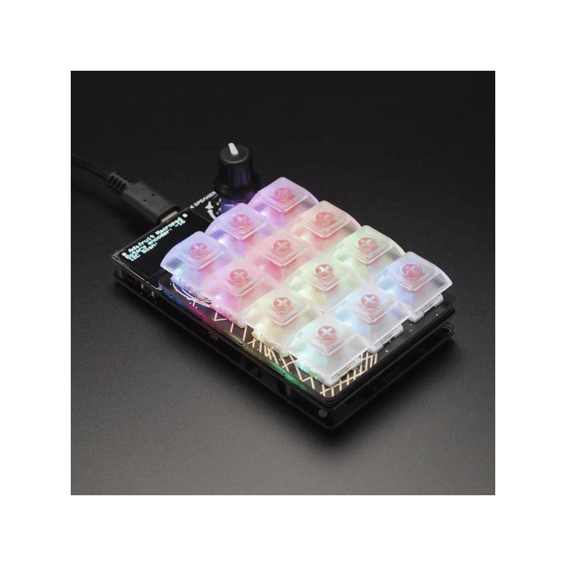 Adafruit MacroPad RP2040 Starter Kit - 3x4 Keys + Encoder + OLED