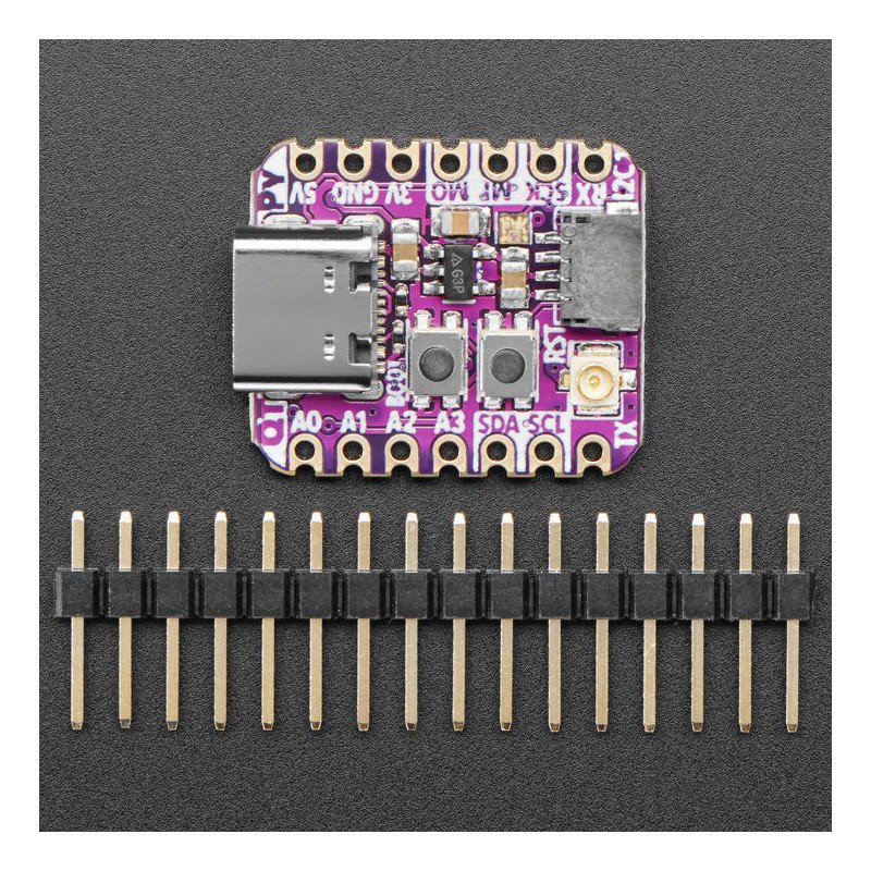 Adafruit QT Py ESP32-S2 WiFi Dev Board with uFL Antenna Port - STEM...