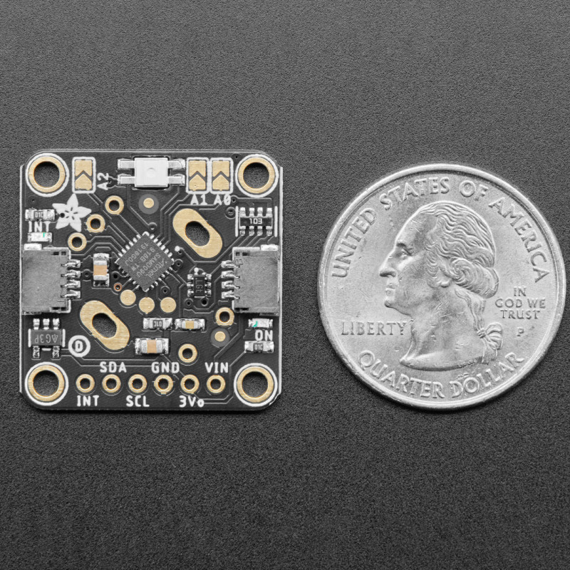 Adafruit I2C QT Rotary Encoder Breakout con NeoPixel - STEMMA QT