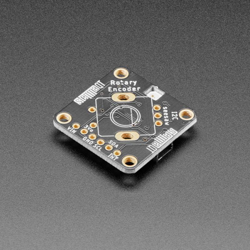 Adafruit I2C QT Rotary Encoder Breakout con NeoPixel - STEMMA QT