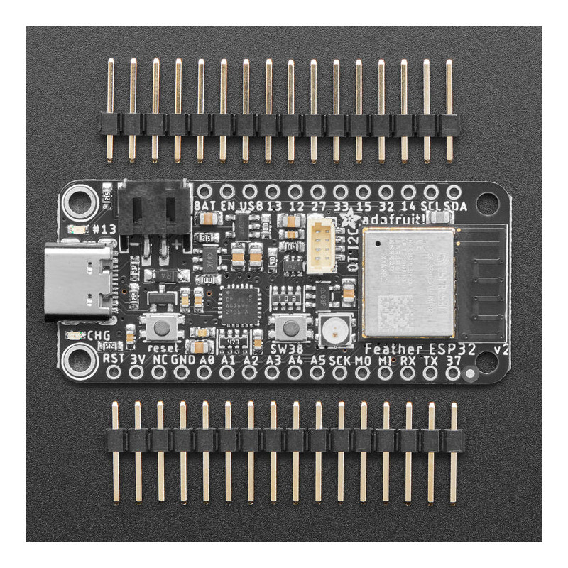 Adafruit ESP32 Feather V2 - 8MB Flash + 2 MB PSRAM - STEMMA QT