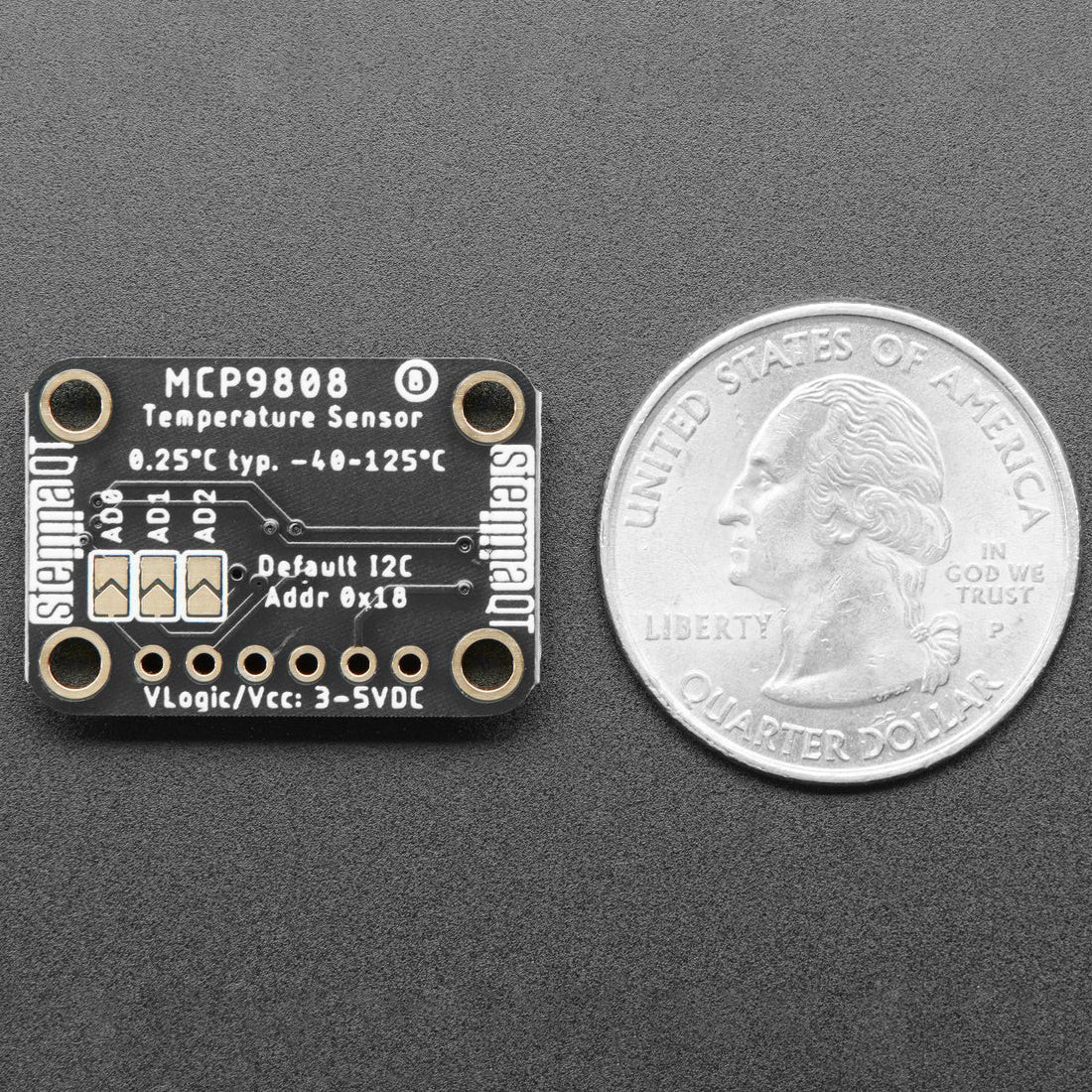 Adafruit MCP9808 High Accuracy I2C Temperature Sensor Breakout - ST...