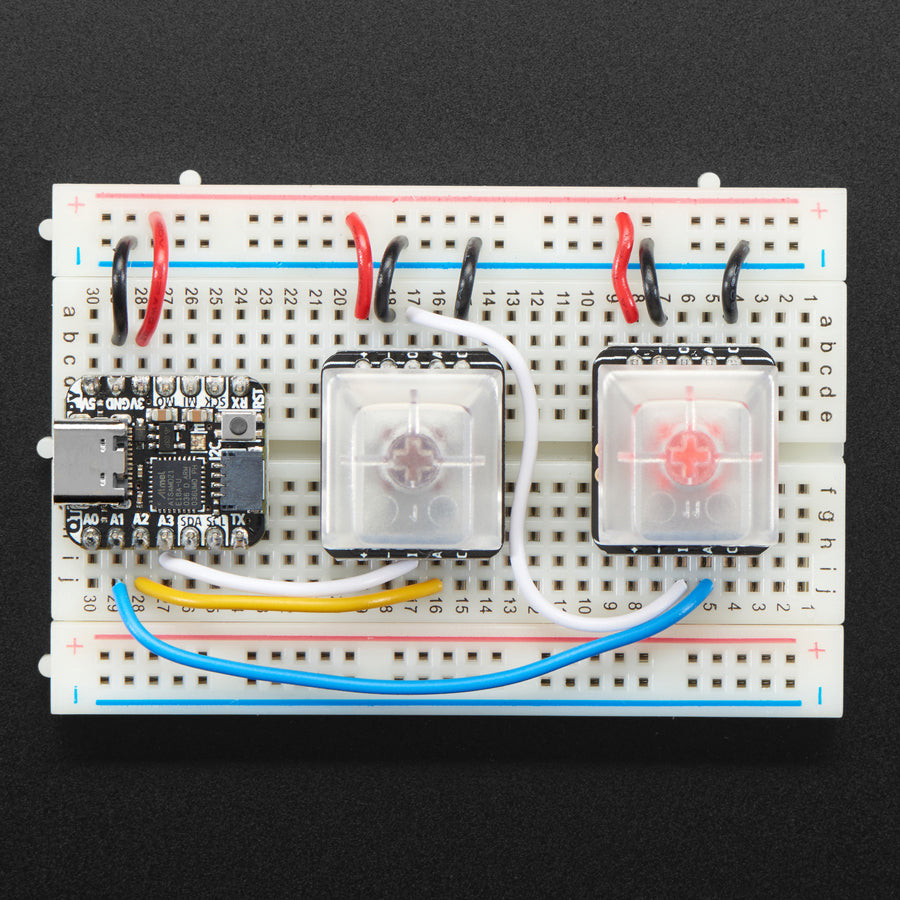NeoKey Socket Breakout for Mechanical Key Switches with NeoPixel