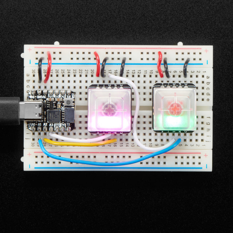 NeoKey Socket Breakout for Mechanical Key Switches with NeoPixel