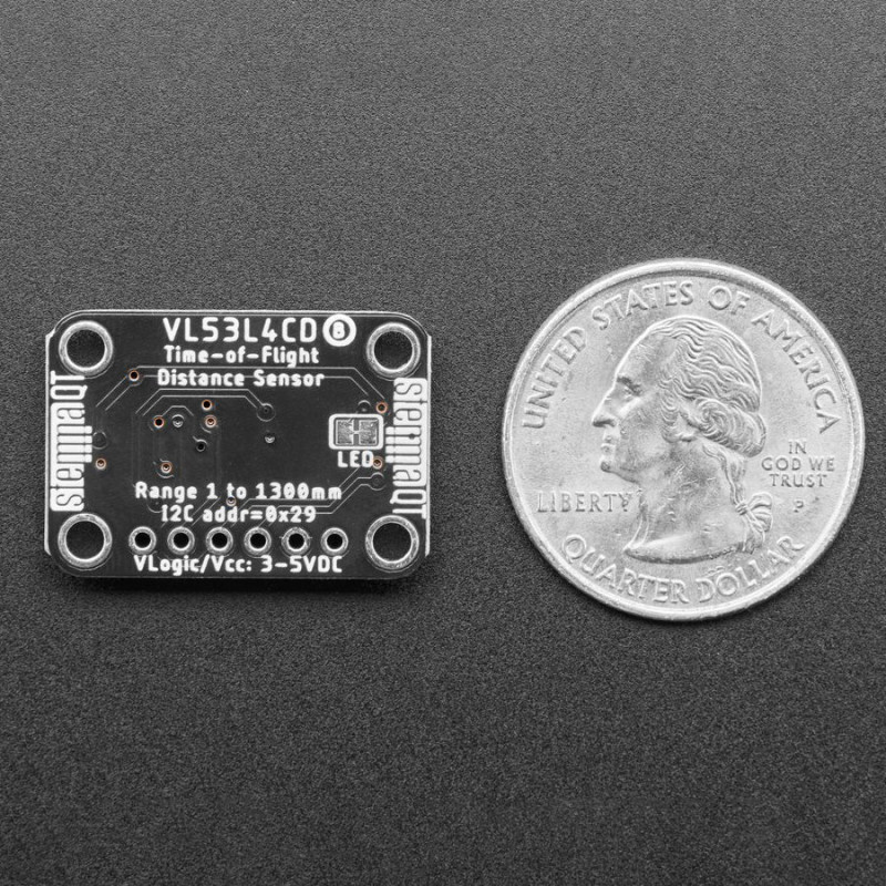 Adafruit VL53L4CD Time of Flight Distance Sensor - ~1 to 1300mm - S...