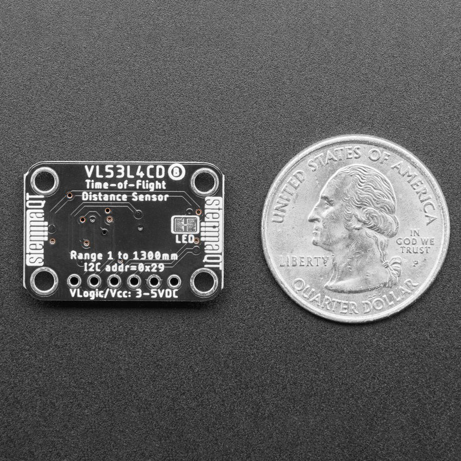 Adafruit VL53L4CD Time of Flight Distance Sensor - ~1 to 1300mm - S...