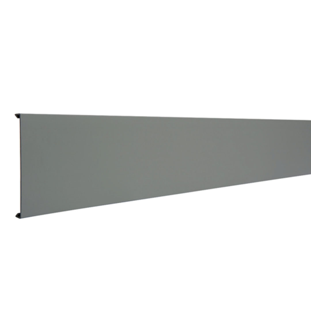 Cover for conduit 100 mm - gray color - by the meter