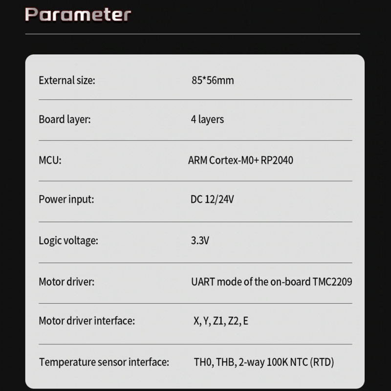 SKR Pico V1.0 BIGTREETECH - compatible avec Raspberry Pi pour Voron V0