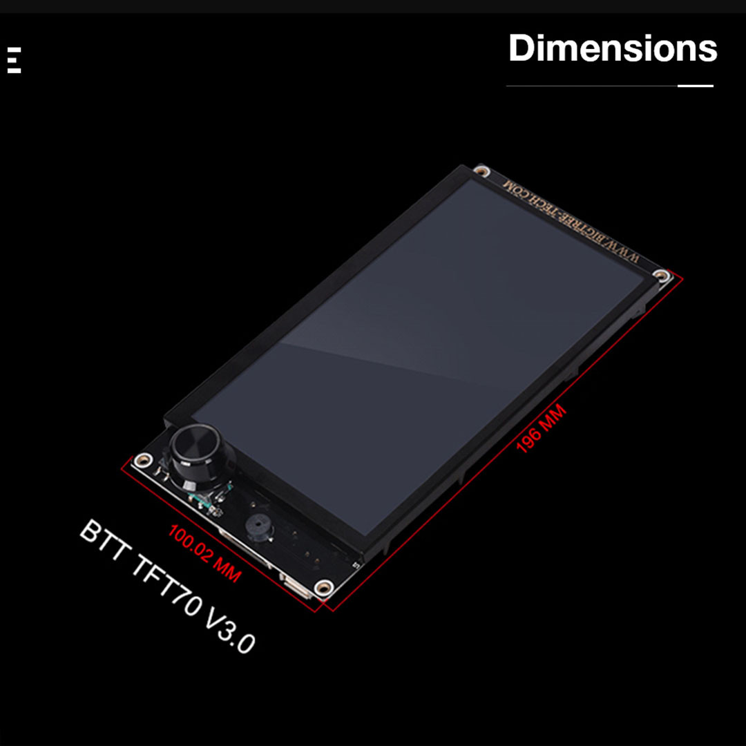 TFT70 V3.0 BIGTREETECH - RGB LCD screen for 3D printers