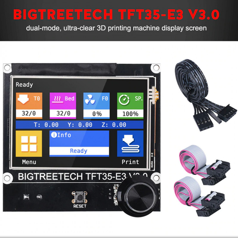 TFT35-E3 V3.0 BIGTREETECH - RGB LCD screen for 3D printers