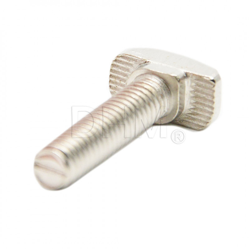 Bullone a T post-montaggio - Serie 6 acciaio M6*25 mm