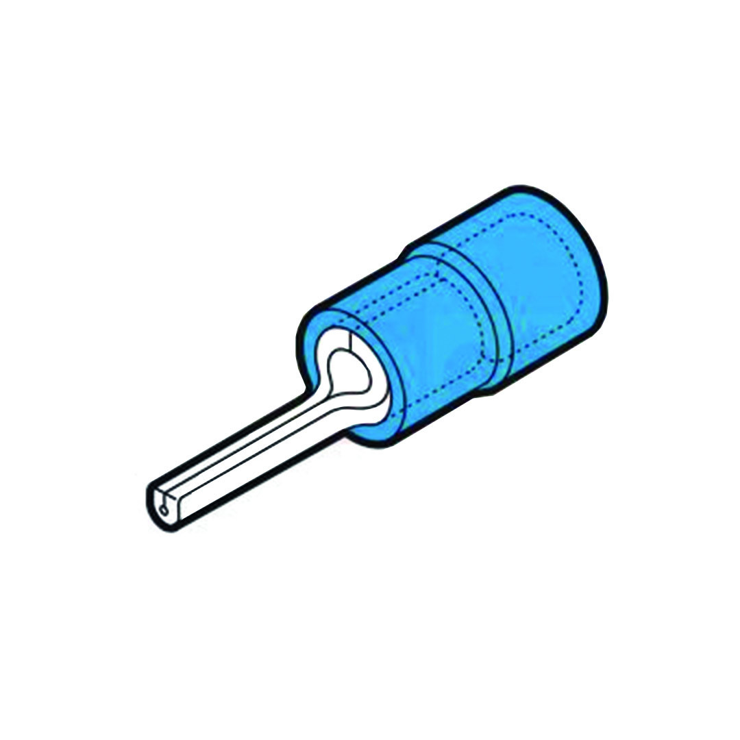 BF-P10 - BLUE ROUND TIP COVER P 10mm