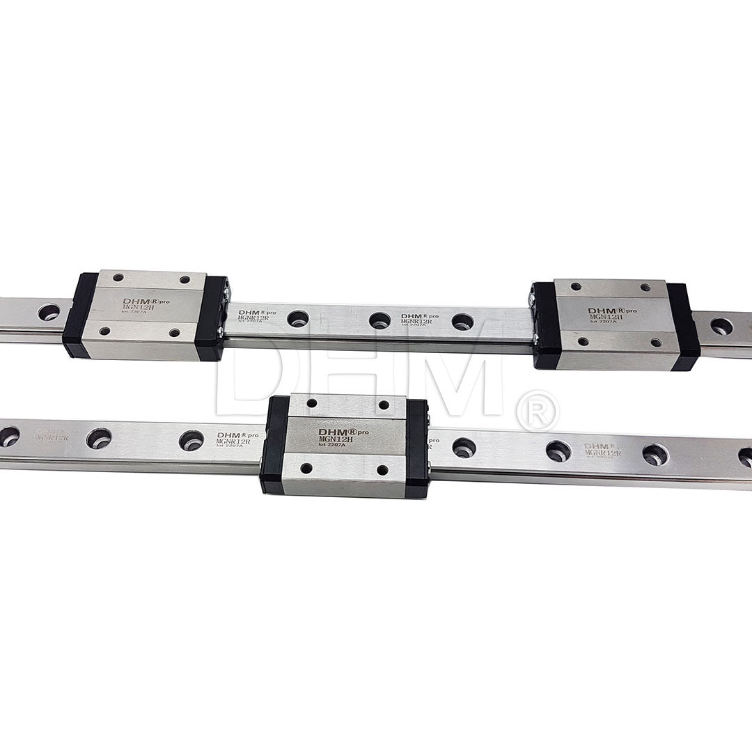 MGN12 linear recirculating ball bearing guideway 1000 mm - 440C sta...