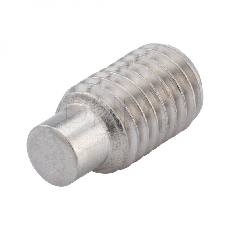 Casquillo hexagonal M4x4 punta cilíndrica - tornillo sin cabeza ace...