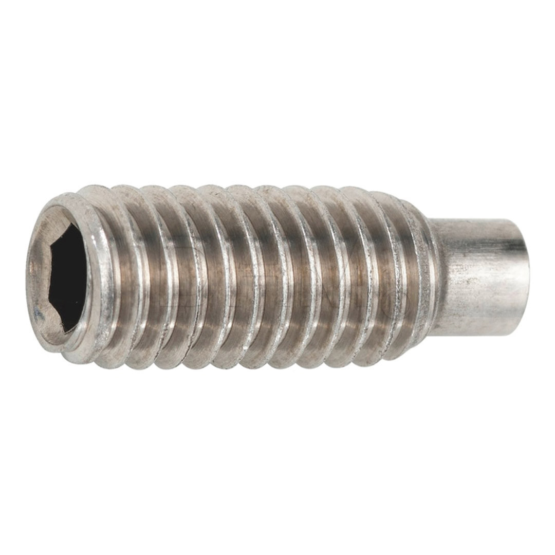 Grain with hexagon socket M6x12 cylindrical tip - headless screw st...