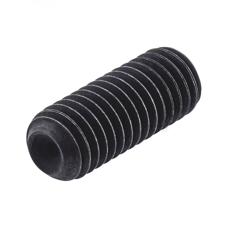 Grain with hexagon socket M5x8 cupped tip - steel headless screw