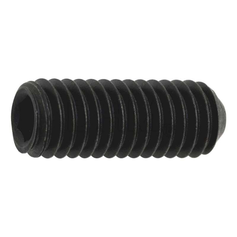 Grain with hexagon socket M8x35 cupped tip - steel headless screw
