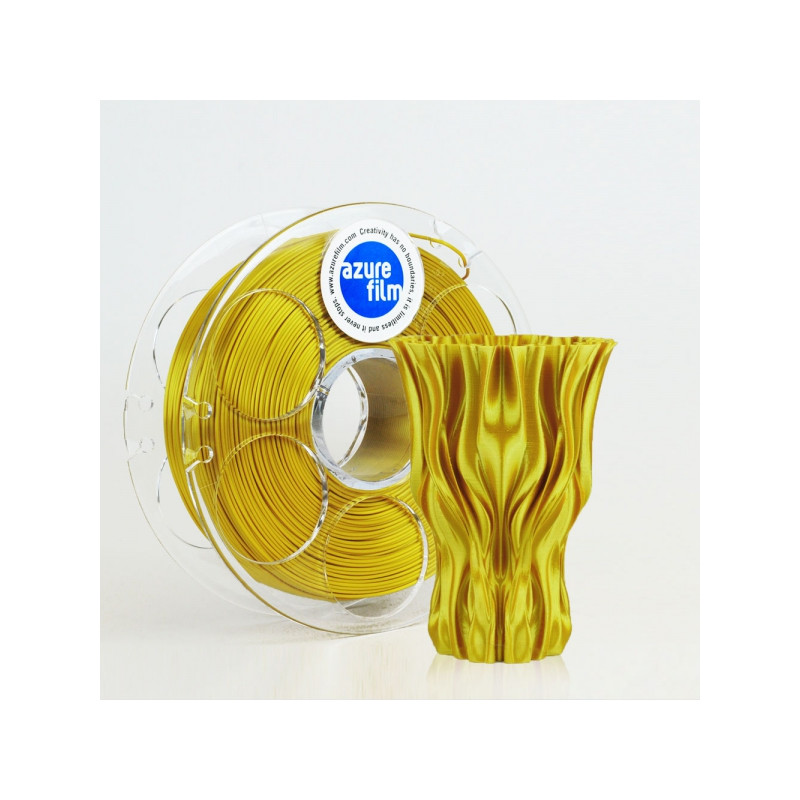 PLA Silk Gold Filament Sample 1.75mm 50g 17m - FDM 3D Printing Fila...