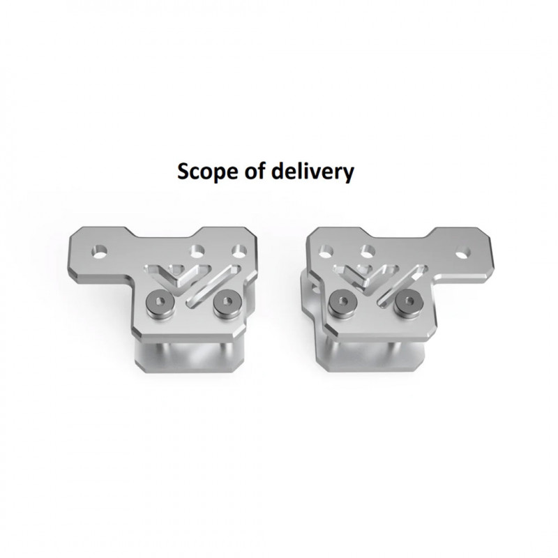 Aluminum bracket with shoulder bolts for VzBot VZ330