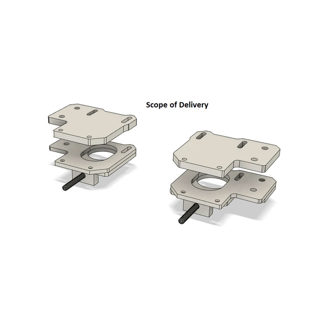 VzBot VZ235 front motor mounts for 2WD or 4WD