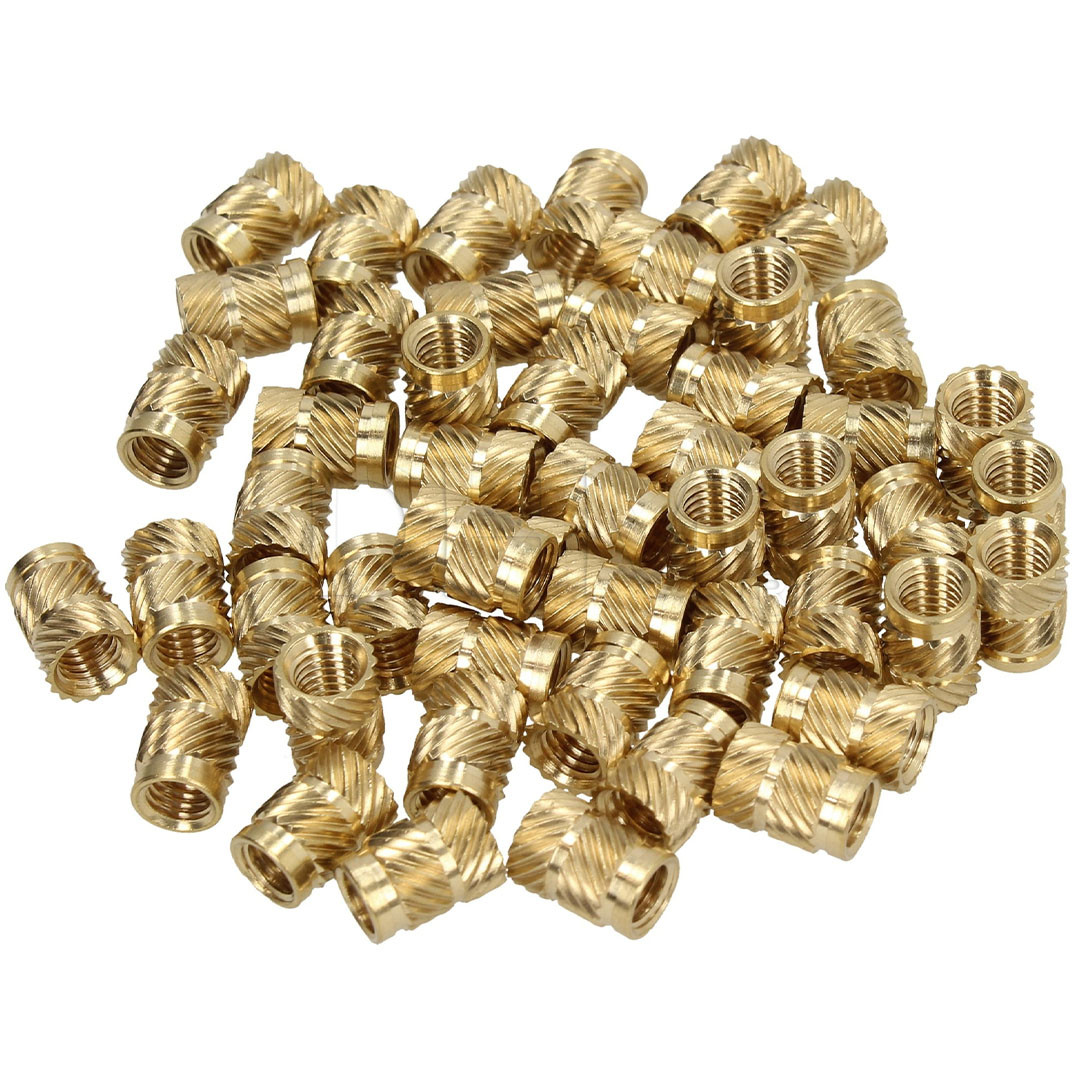 Brass threaded insert M5 - 5x10x7 mm