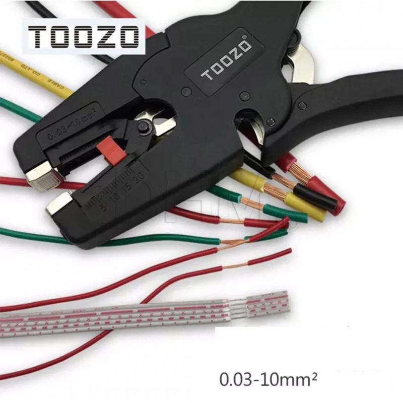 Toozo Quick Wire Stripper Tool - Automatic Wire Stripping Pliers fo...