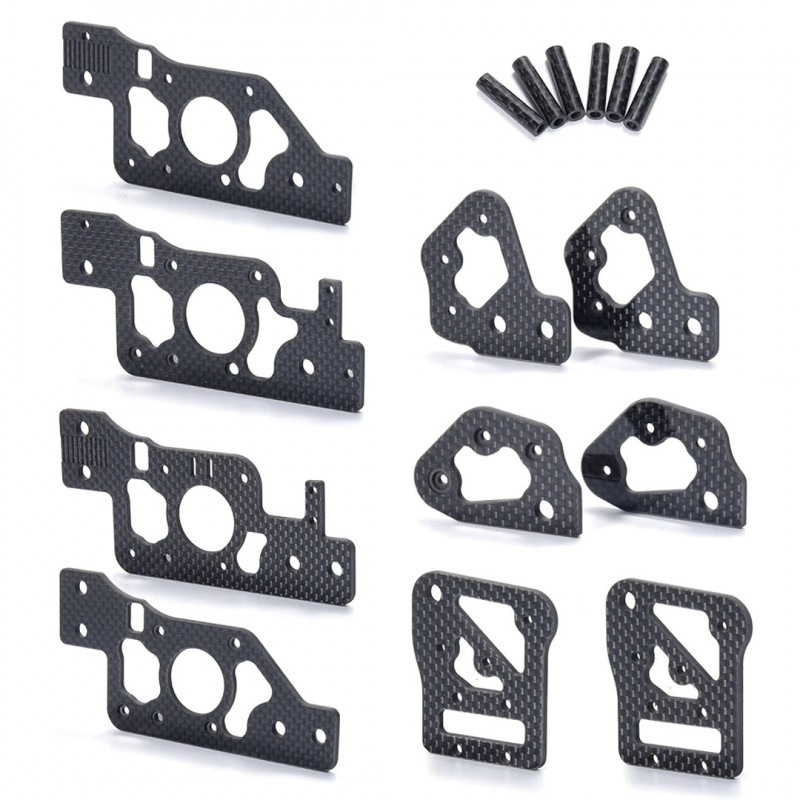 Carbon Fibre Bracket Kit for Voron2.4 Gantry - Chaoticlab