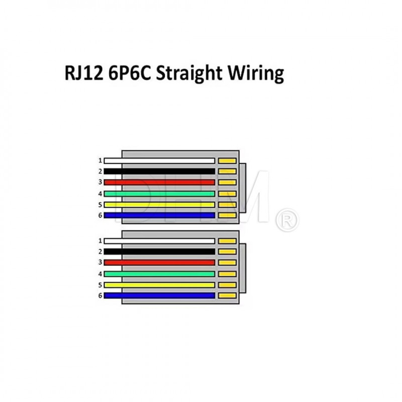 CAN RJ11 cable length 50 cm