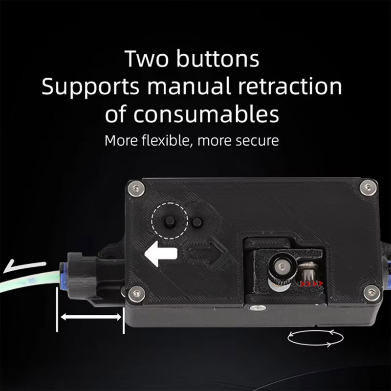 LLL Filament Buffer for 3D Printers - Automatic feeding and break d...