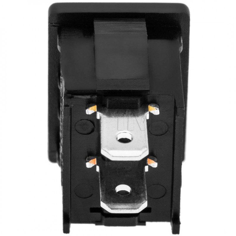 Automatic return button BLACK on/off switch Black 2 pin 6A 250V AC ...